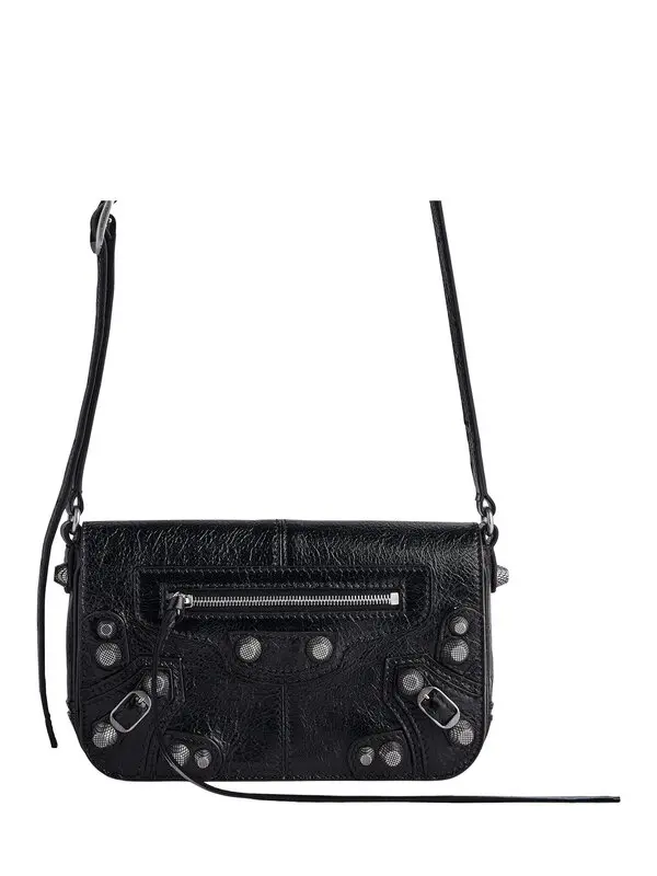 Balenciaga Le Cagole Mini Flap Bag - Black