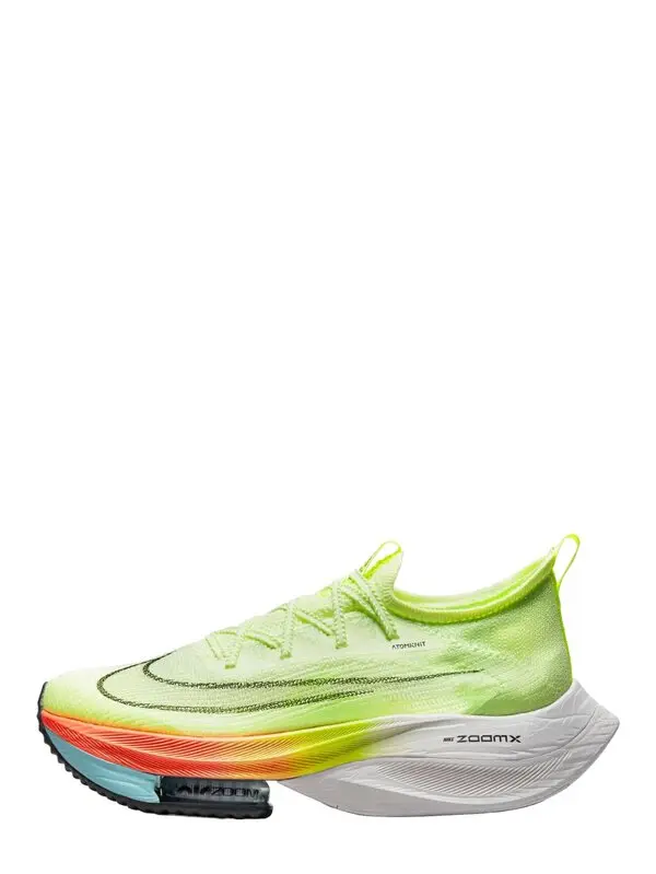 Nike Zoom Alphafly Next% "fast Pack" Sneakers - Barely Volt/black/hyper Orange