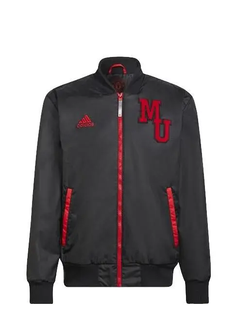 Adidas Manchester United Sports Jacket - Black