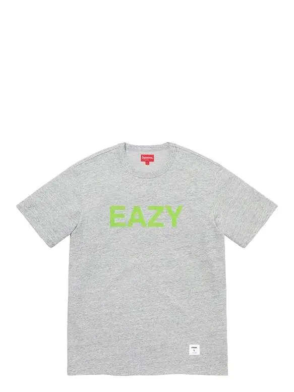Supreme Ss20 Week 1 Eazy S/s Top Alphabet Short Sleeve Gray - Grey