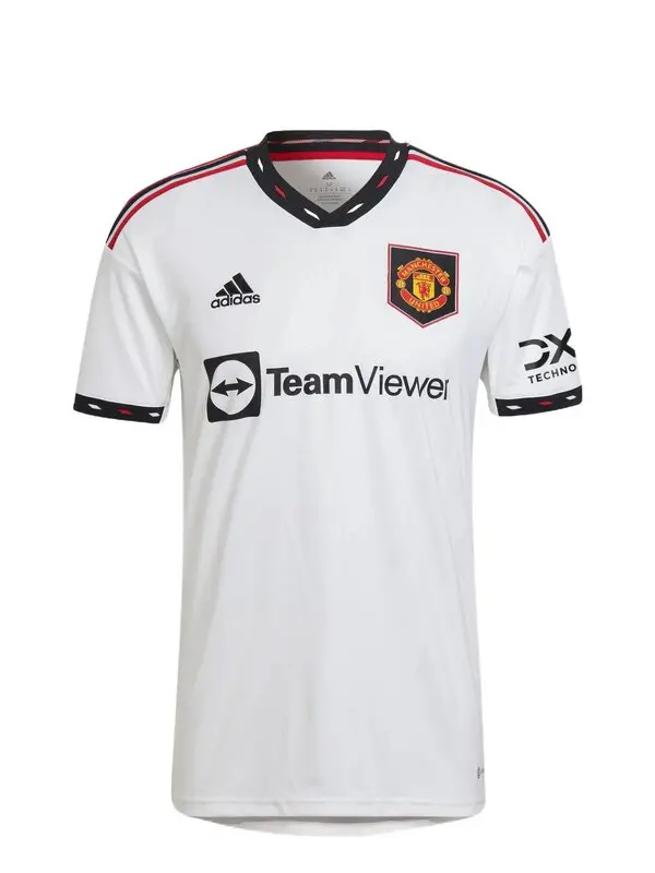 Adidas Manchester United Fan Edition V-neck Short Sleeve Soccer Jersey - Default Color