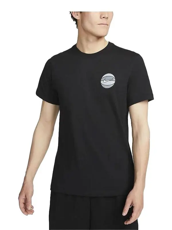 Nike Dri-fit Basketball T-shirt 'black - Black/multi-color