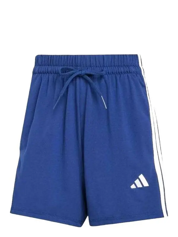 Adidas Essentials 3-stripes Cotton Shorts - Dark Blue/white