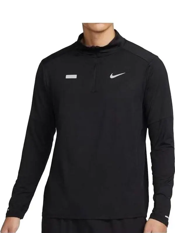 Nike Element Half Zip Running Top - Black