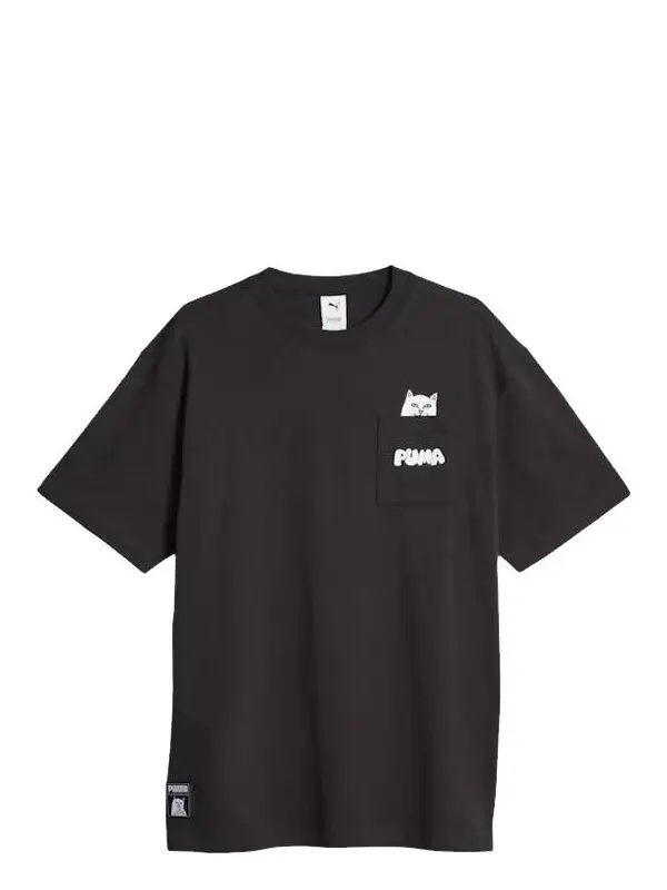 PUMA X Ripndip Ss23 Logo T-shirt - Black