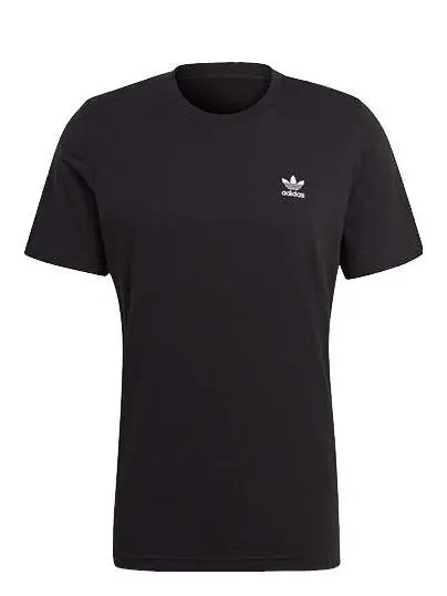Adidas Originals Ss22 Essential Tee Athleisure Casual Sports Solid Color Logo Short Sleeve Black - Default Color