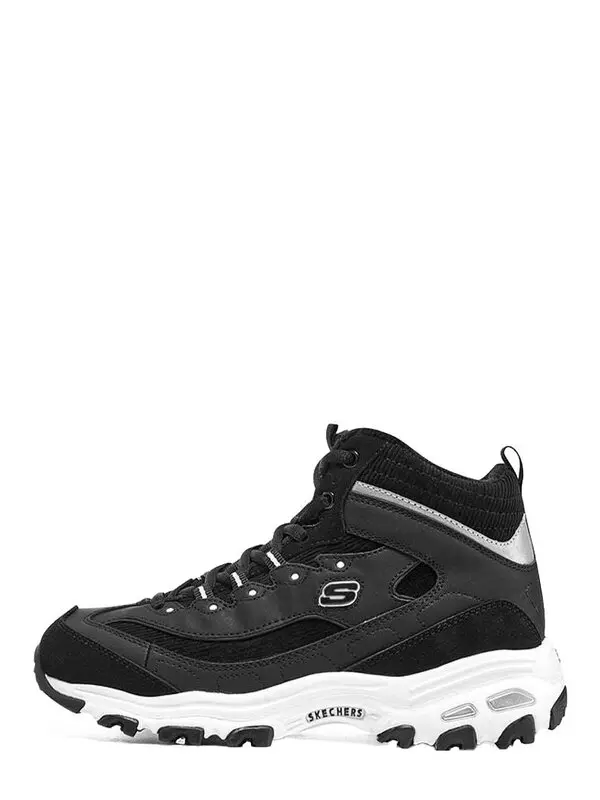 Sketchers D'lites High Top Sneakers - Black
