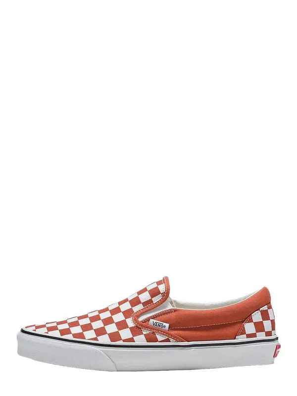VANS Classic Slip-on Checkerboard Sneakers - Burnt Ochre