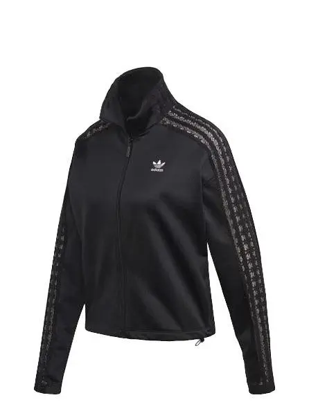 Adidas Originals Lace Tracktop Jacket - Black