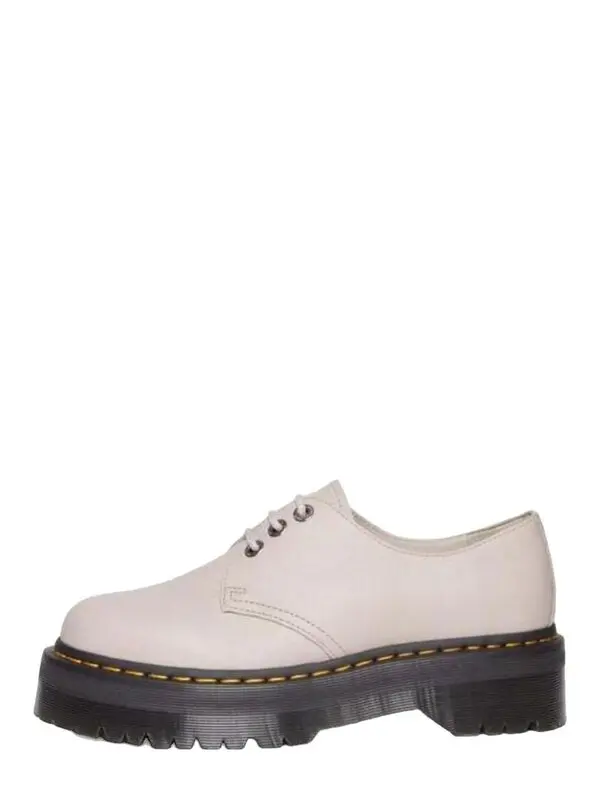 Dr. Martens 1461 Ii Pisa Leather Platform Shoes - Vintage Taupe