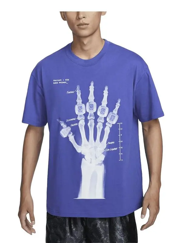 Nike Kobe T-shirt Asia Sizing 'x-ray Blue - Light Concord