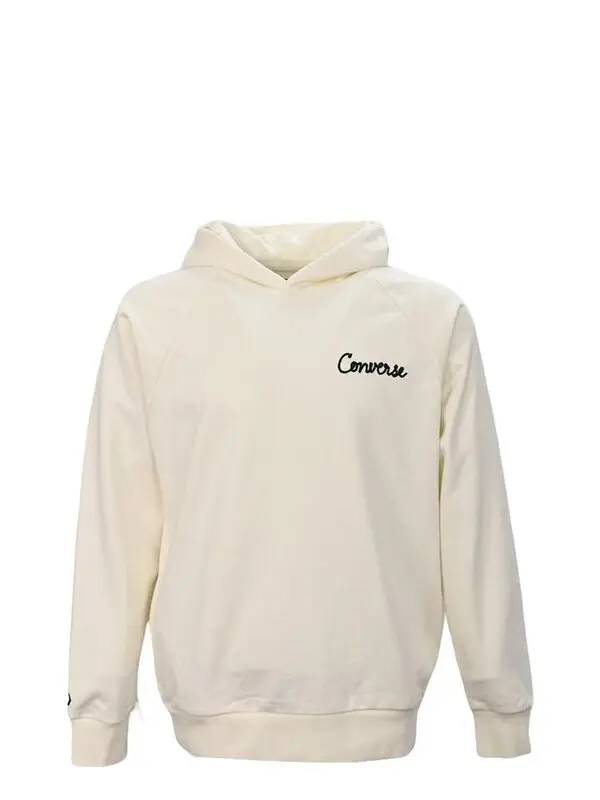 CONVERSE Raglan Elevated Hoodie Asia Sizing - Beige