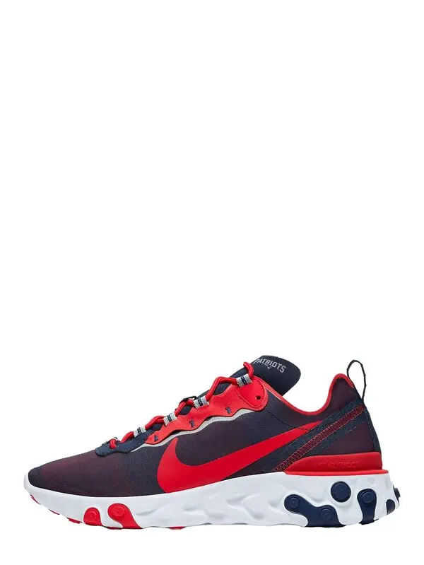 Nike Nfl X React Element 55 "new England Patriots" Sneakers - Red