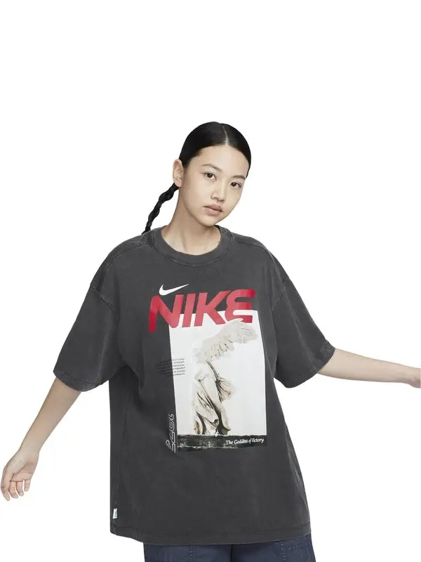 Nike Oversized Graphic T-shirt - Anthracite