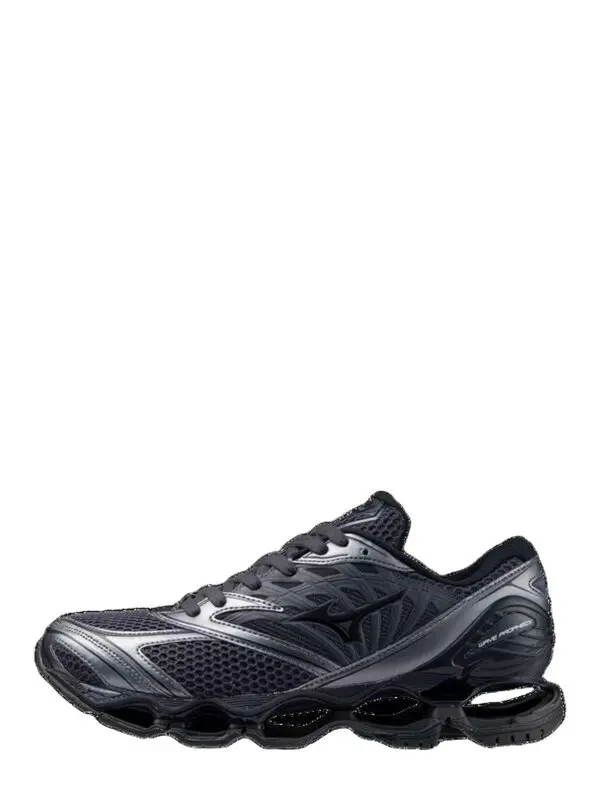Mizuno Wave Prophecy Ls Sneakers - Odyssey Gray/black/metallic Gray