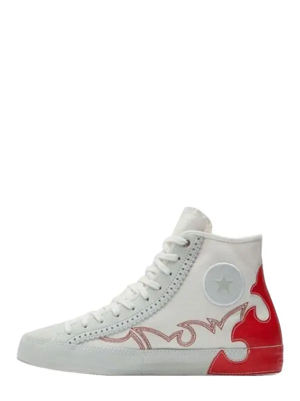 CONVERSE Chuck Taylor All Star Sasha High Top Sneakers - White/red