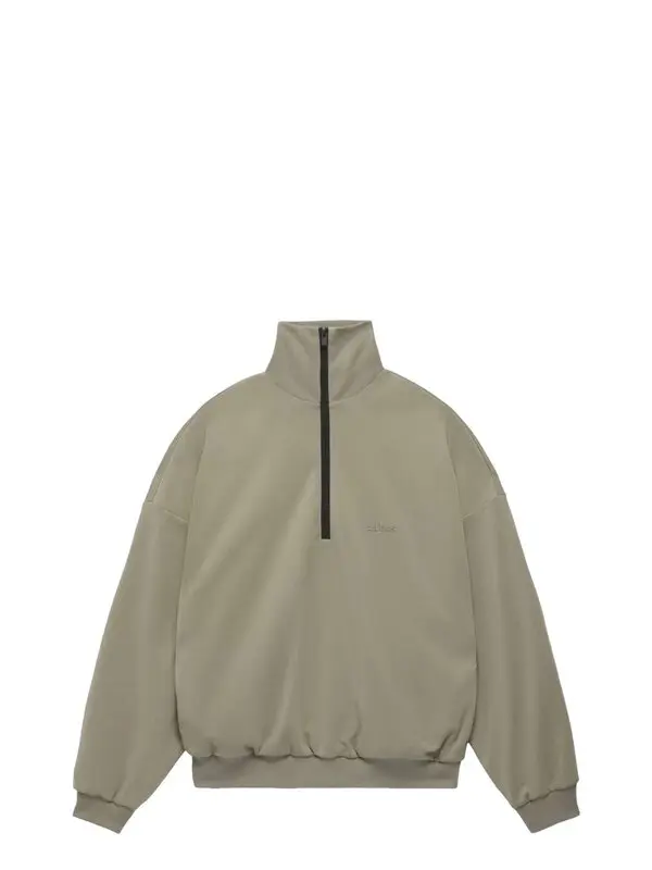 Adidas Fear Of God Athletics 1/2-zip Track Top Asia Sizing - Clay
