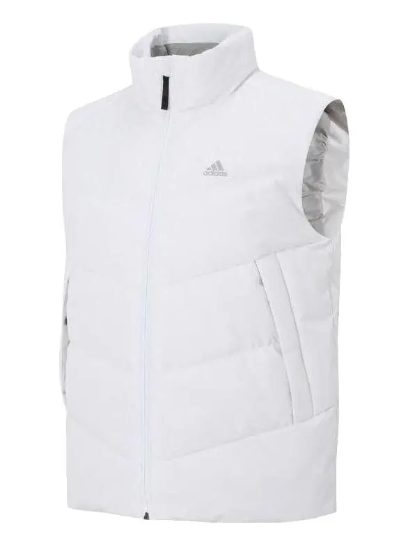 Adidas Quilted Zip-up Vest - White