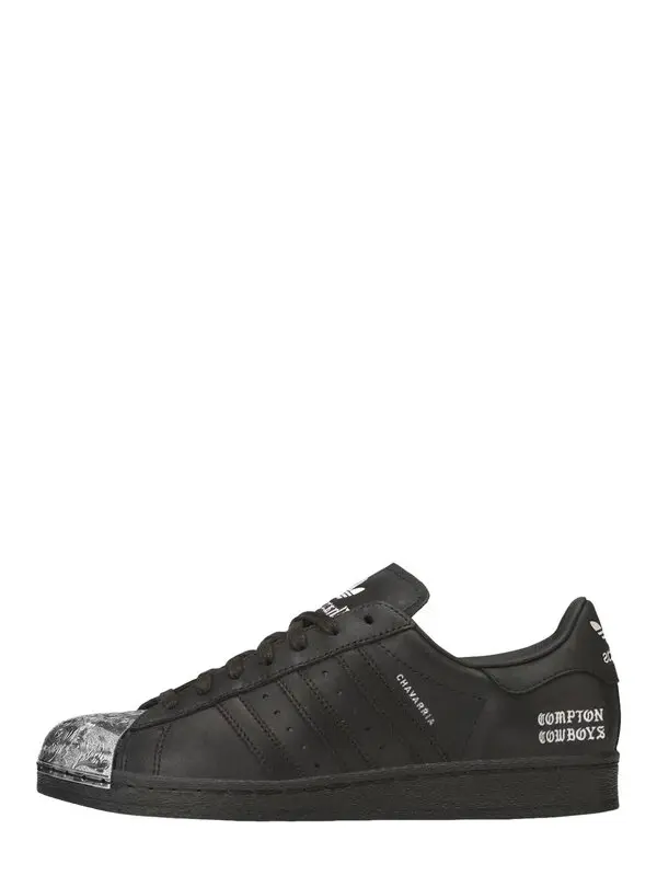Adidas X Willy Chavarria Superstar Metal Sneakers - Black/silver Metallic/white