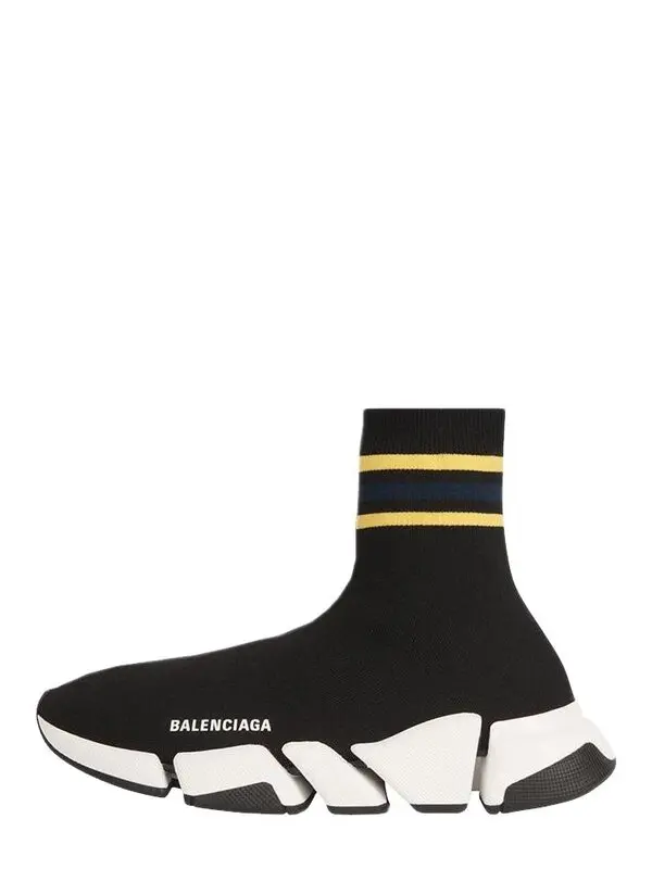 Balenciaga Speed 2.0 Sock Sneakers - Black/red/yellow