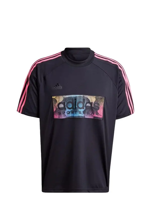 Adidas Tiro Mesh Applique Jersey - Black