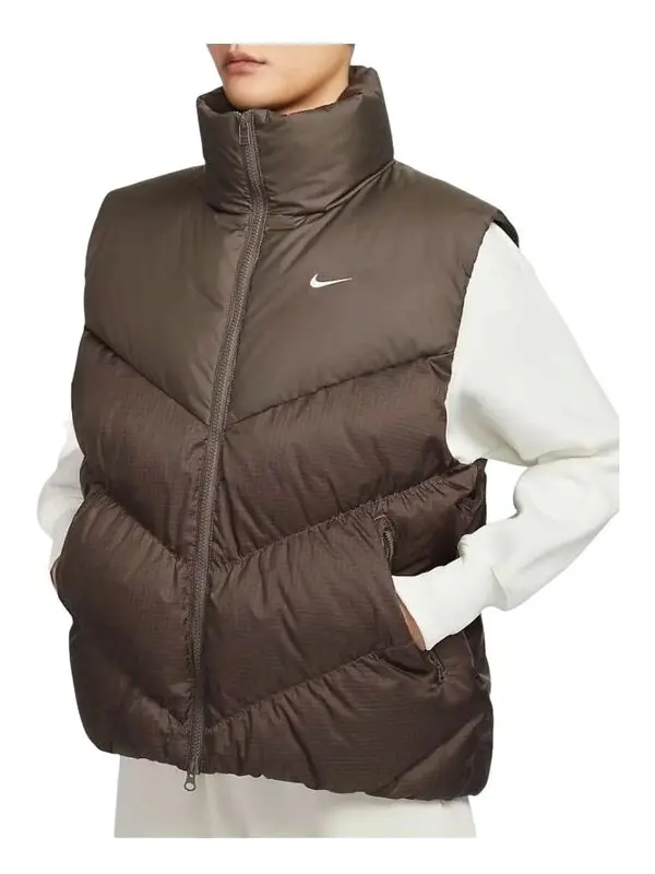 Nike Storm-fit Windpuffer Vest - Brown/white