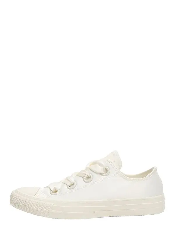 CONVERSE All Star Low Top Sneakers With Silk Bow Detailing - White