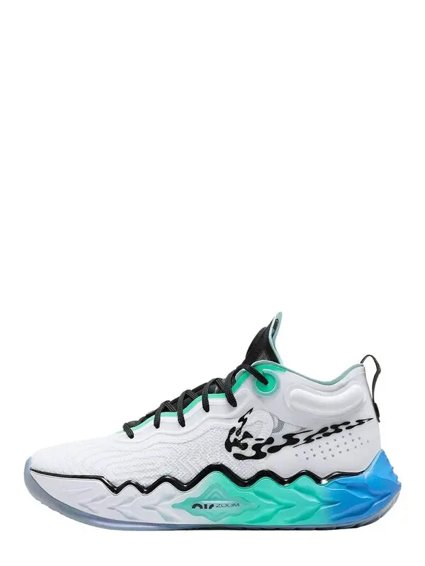 Nike Zoom Gt Run Ep "unlock Your Space" Sneakers - White/black-lt Photo Blue-baltic Blue-ocean Bliss-lt Menta