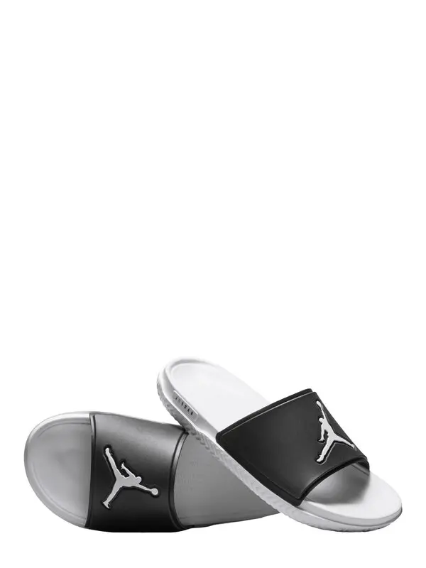 JORDAN Air Jumpman Slides - White/black