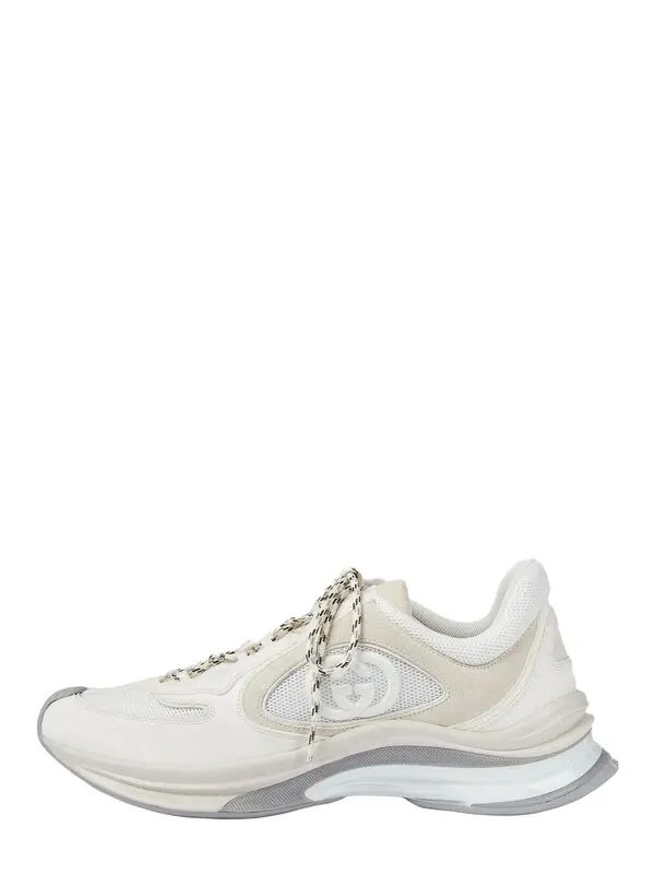 Gucci Run Sneaker Suede - White