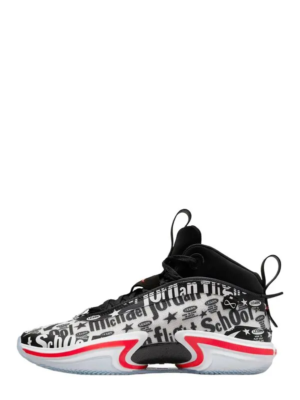 JORDAN Air 36 'flight School' Sneakers - Black/white/red