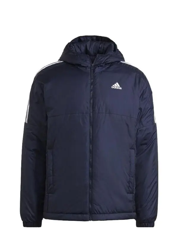 Adidas Essentials Insulated Hooded Jacket - Navy