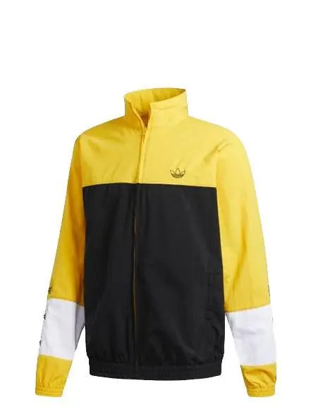 Adidas Originals Blocked Warm-up Jacket - Black/bold Gold