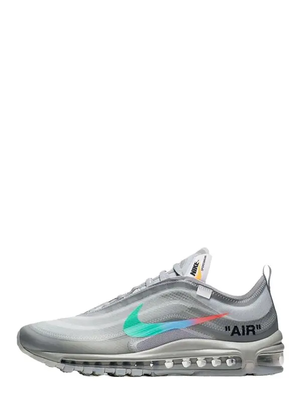 Nike X Off-white Air Max 97 "menta" Sneakers - Wolf Grey/white/menta
