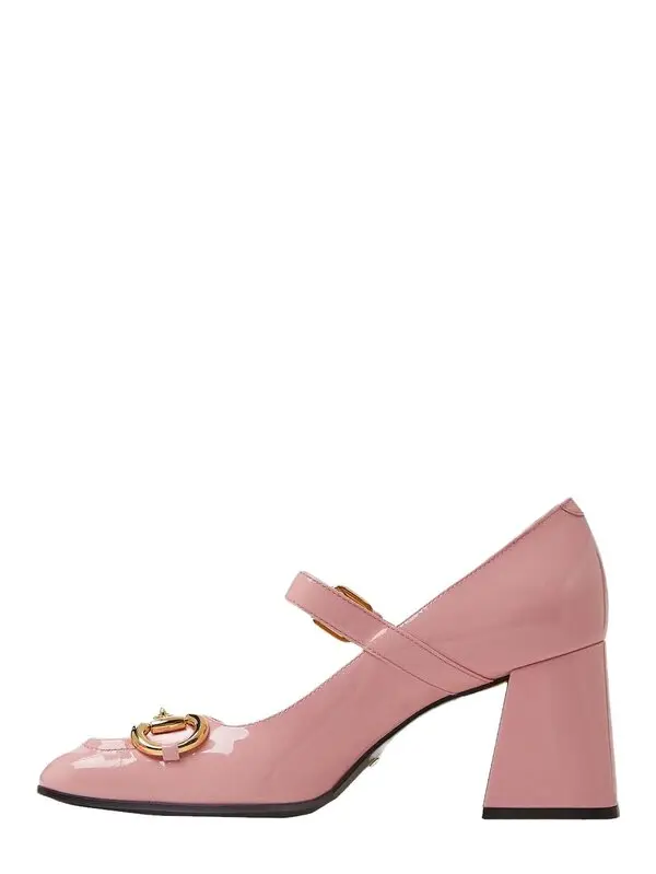 Gucci Mid-heel Pump With Horsebit Detail - Rose
