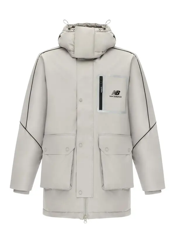 NEW BALANCE Sportswear Hooded Jacket - Grey/black