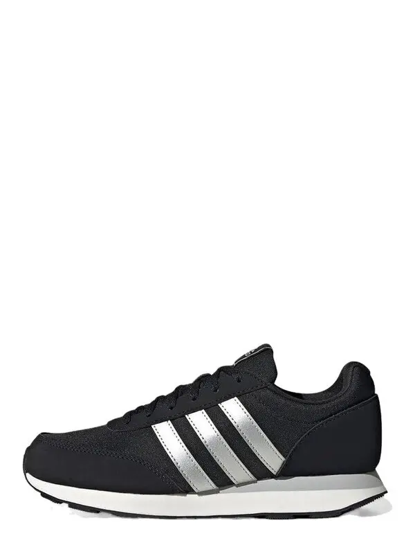 Adidas Run 60s 3.0 Lifestyle Running Shoes - Black Silver Metallic