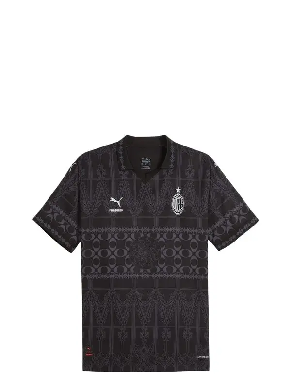 PUMA X Pleasures Ac Milan Authentic Football Jersey - Black