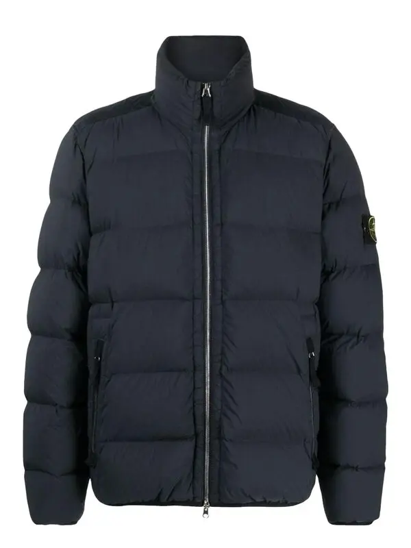 Stone Island Down Jacket - Navy Blue