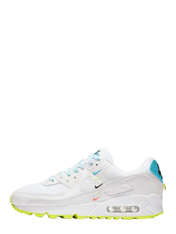 Nike Max 90 Se Worldwide Pack Sneakers - White/blue Fury/volt