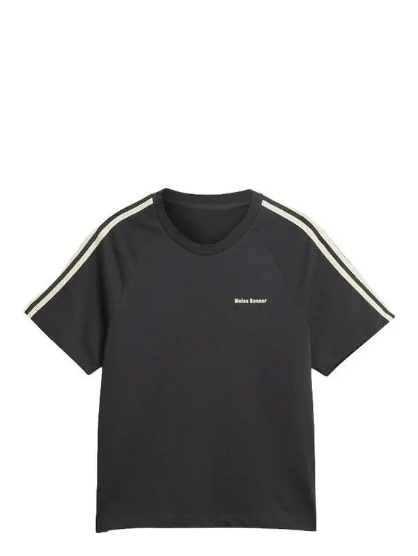 Adidas X Wales Bonner Stripe T-shirt Asia Sizing Beige - Black