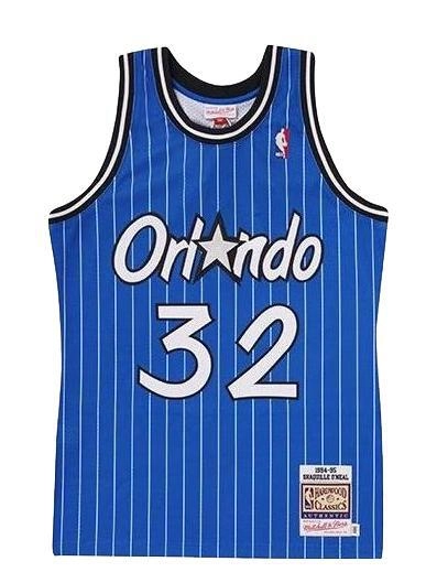 Mitchell & Ness Nba Orlando Magic Road 1994-95 Shaquille O'neal Jersey - Blue