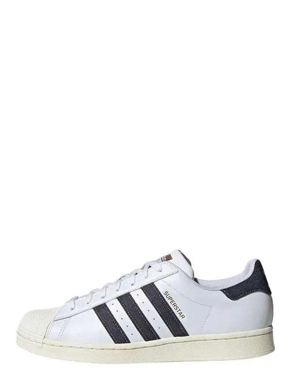 Adidas Originals Superstar Sneakers - White/blue