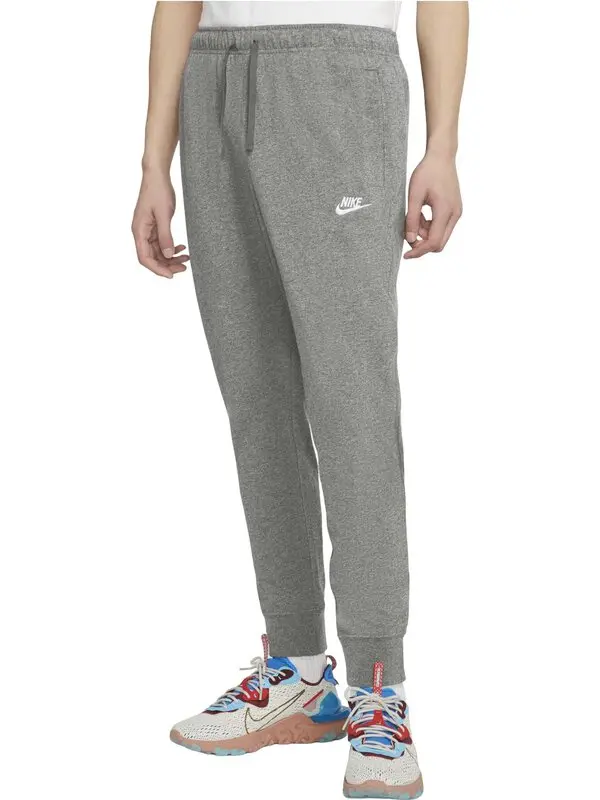 Nike Club Knit Lacing Sports Long Pants Dark Grey - Gray