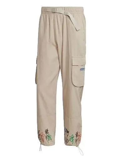 Adidas X Sean Wotherspoon Embroidered Cargo Pants - Light Brown/beige