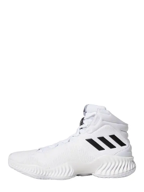 Adidas Pro Bounce 2018 High Top Basketball Sneakers - White/black