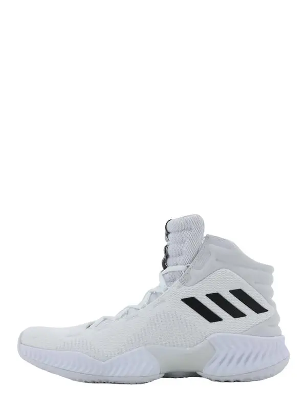 Adidas Pro Bounce 2018 High Top Basketball Sneakers - White/black
