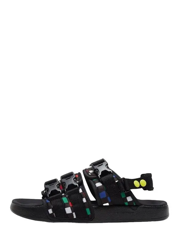 PUMA X Chinatown Market Leadcat Blazing Yellow Sandals - Black