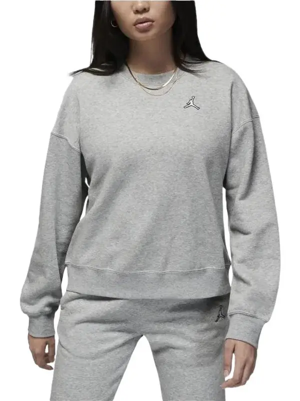JORDAN Air Brooklyn Fleece Crewneck Sweatshirt - Grey/multi-color