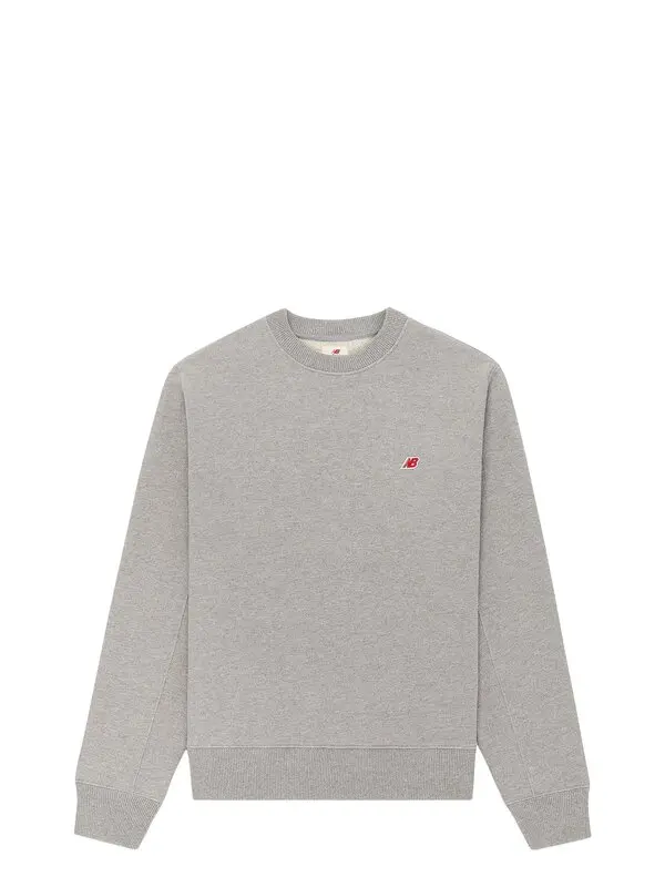 NEW BALANCE Made In Usa Core Sweatshirt - Athletic Grey